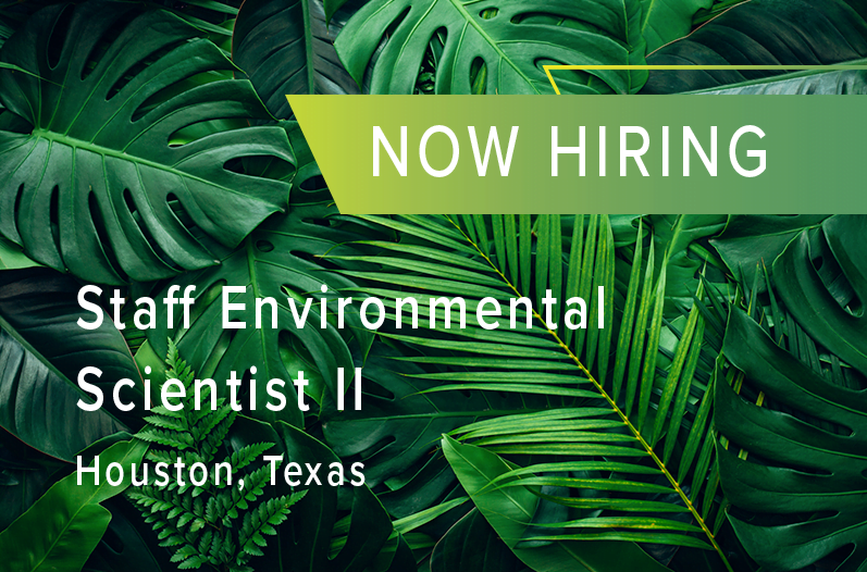 Now Hiring - Staff Environmental Scientist II